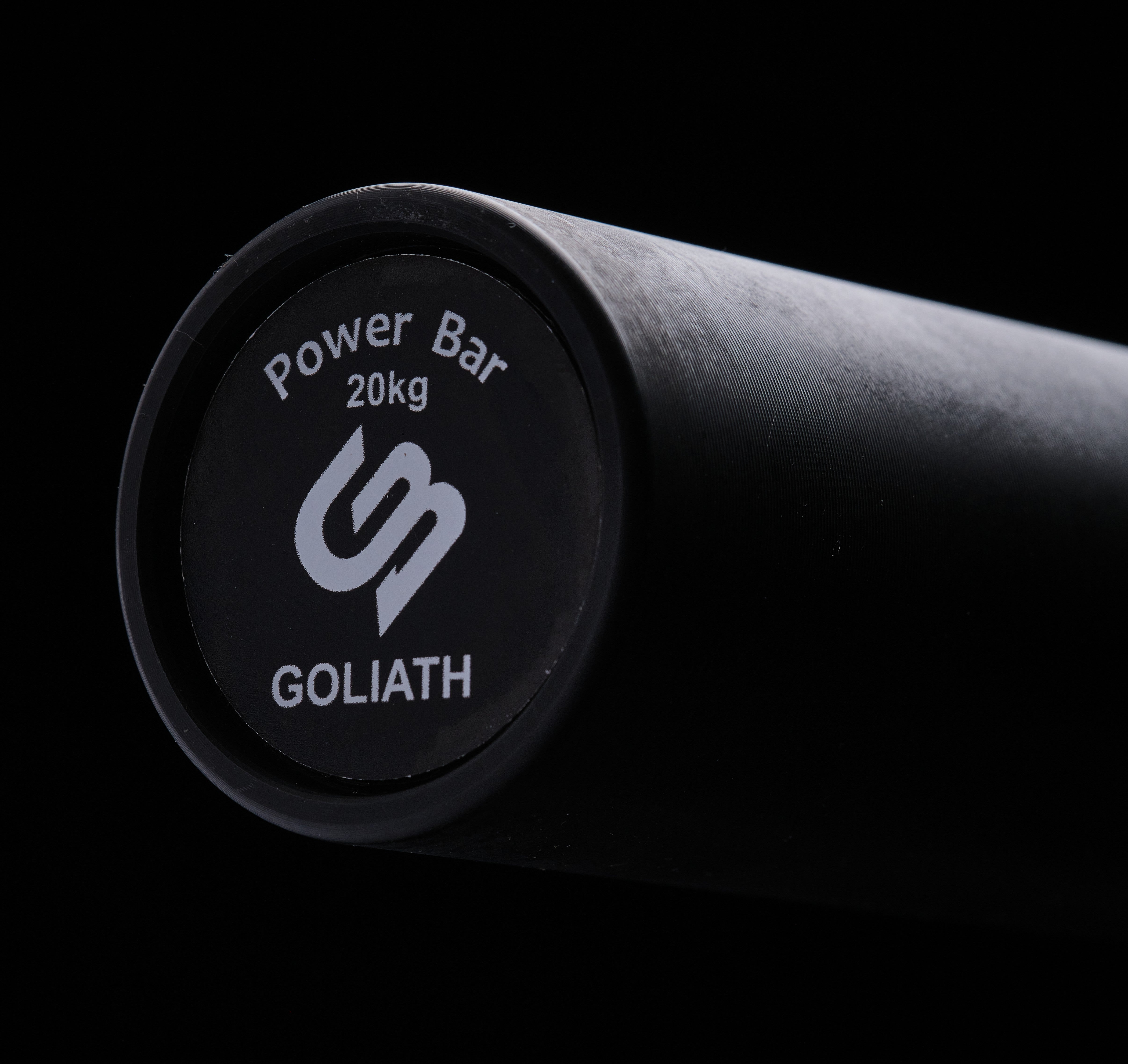 Goliath Power Bar - Black Cerakote / Black sleeves - 20kg – Goliath Barbell