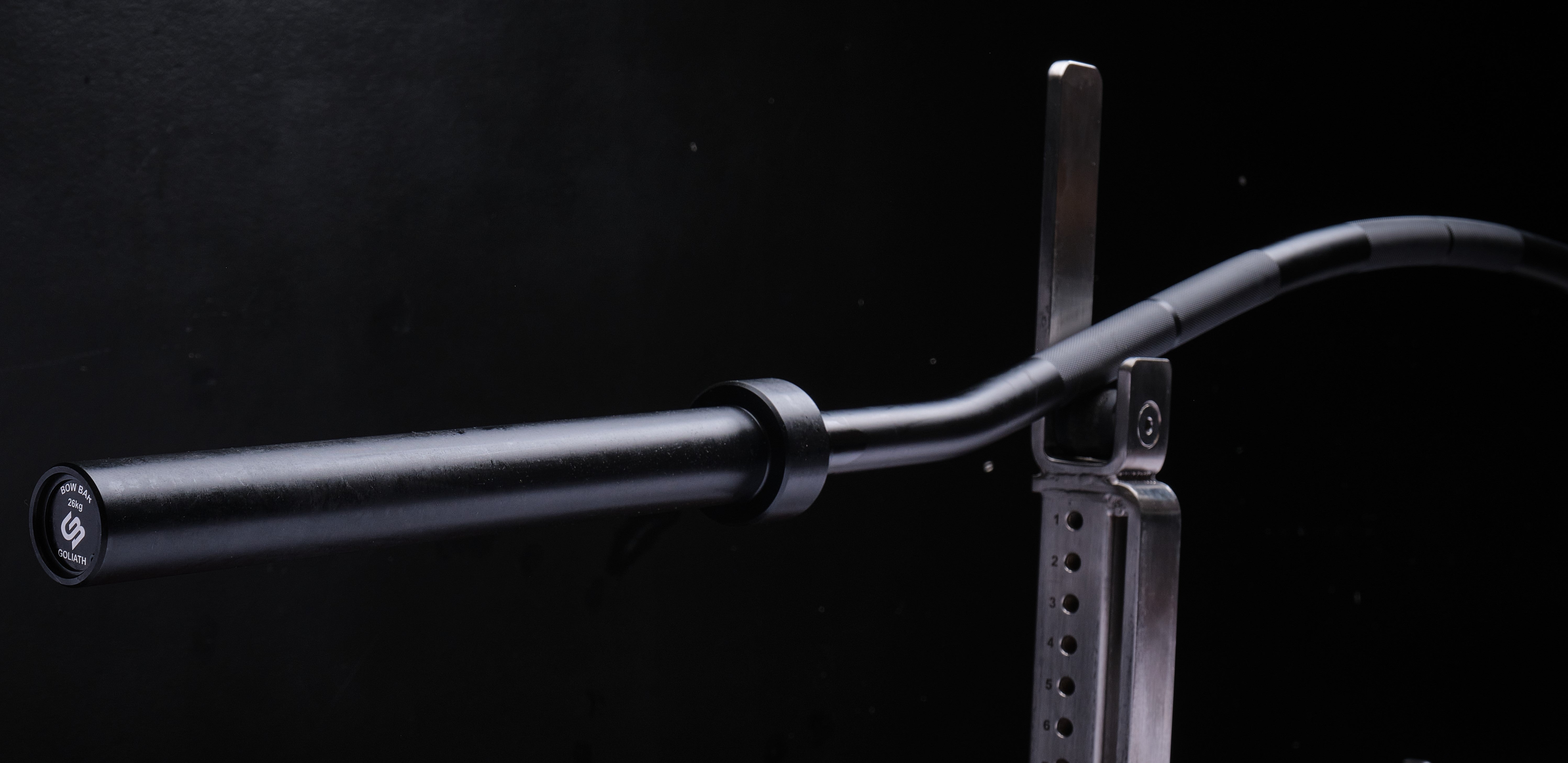 Goliath Bow Bar V2.0 - 26kg - 35mm bow bar - Black Zinc – Goliath Barbell