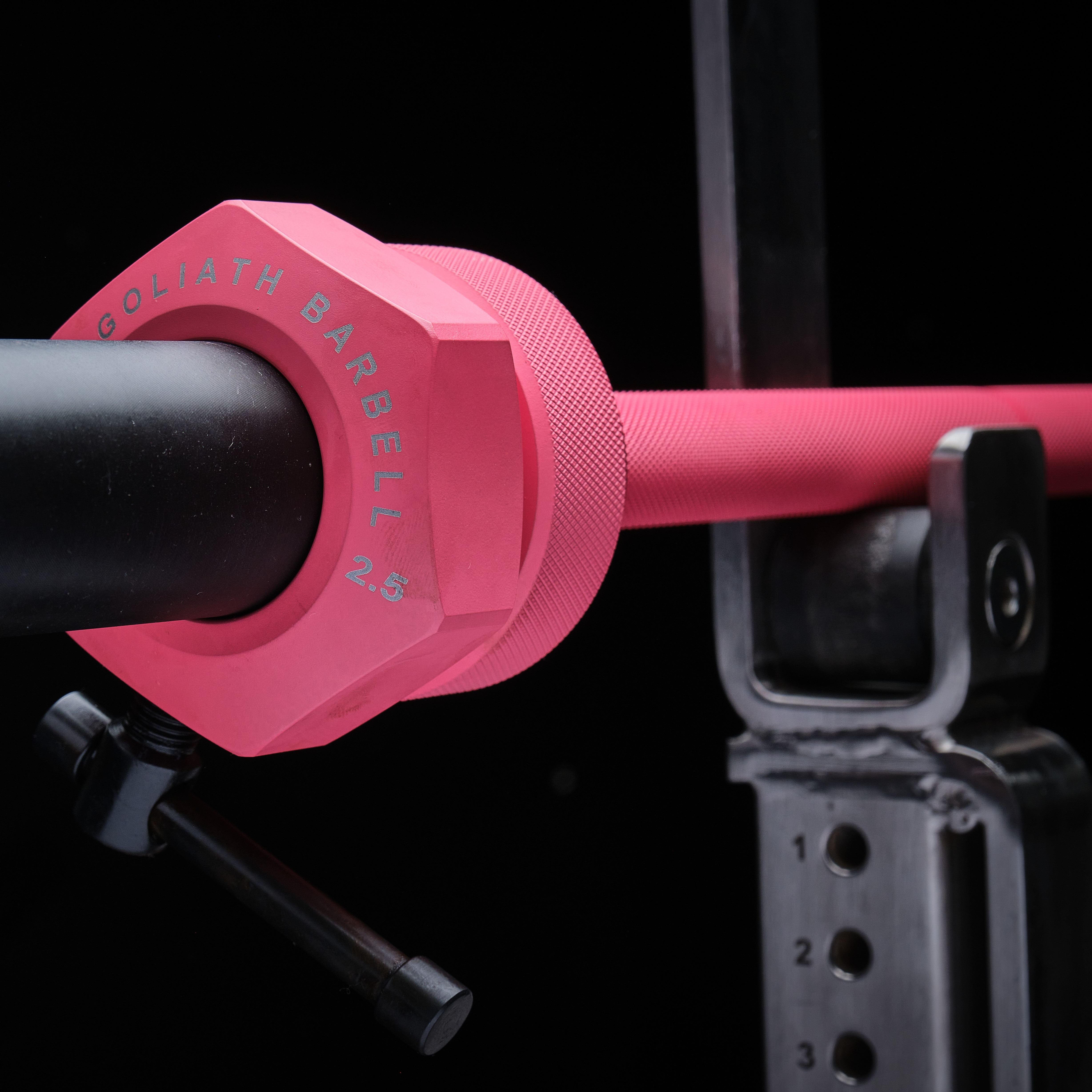 Goliath Power Bar - PINK Cerakote / Black sleeves - 20kg – Goliath Barbell